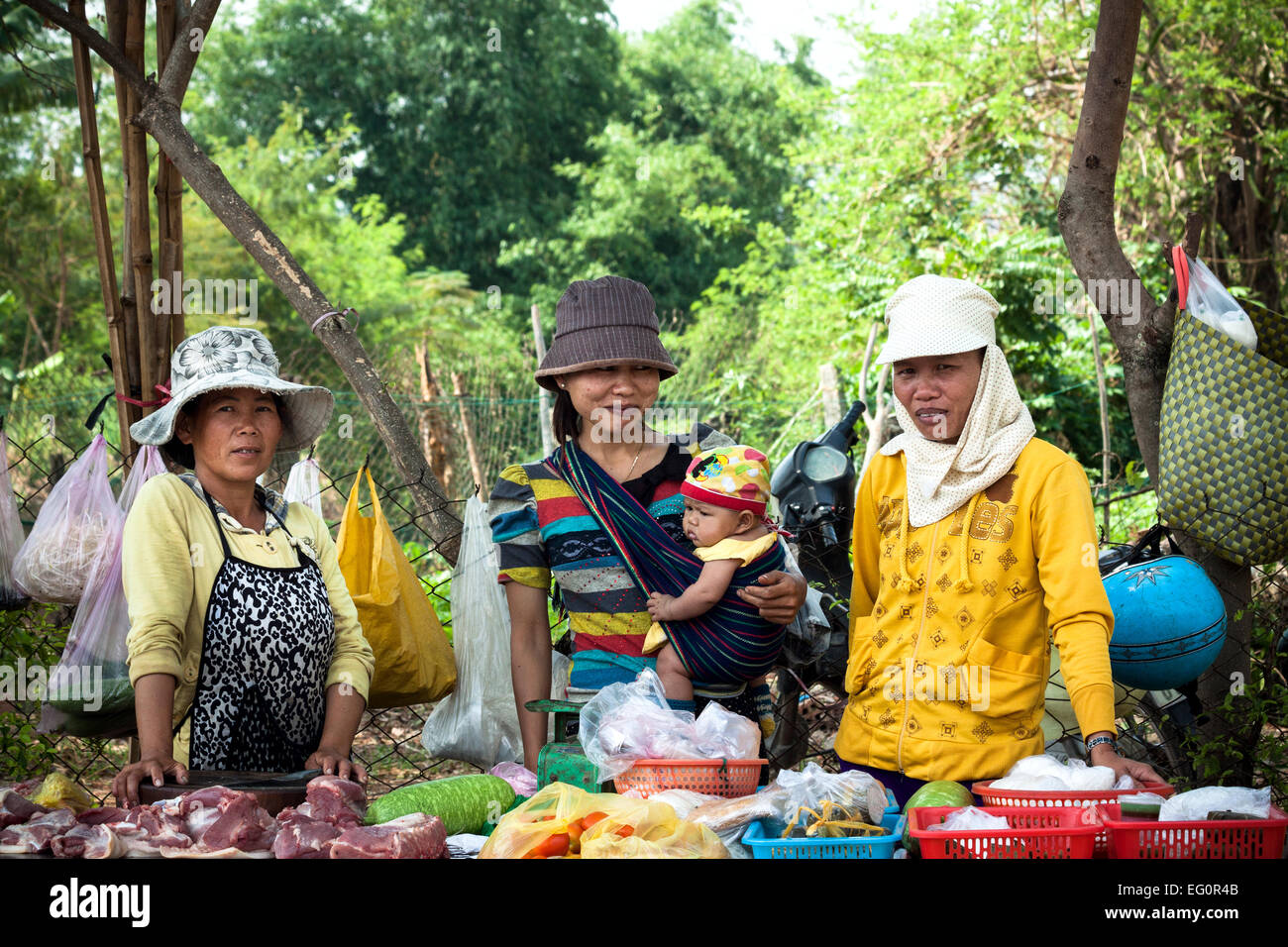 Kon Tum minority communities, Vietnam. Bahnar (Ba Na) ethnic group ...