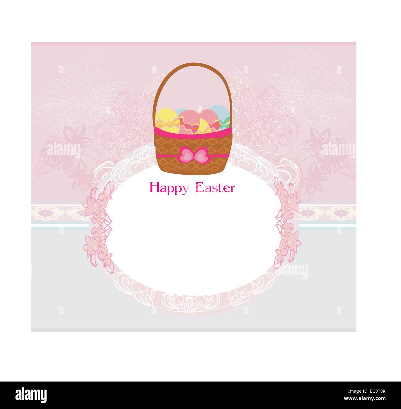 happy easter border Stock Vector Image & Art - Alamy