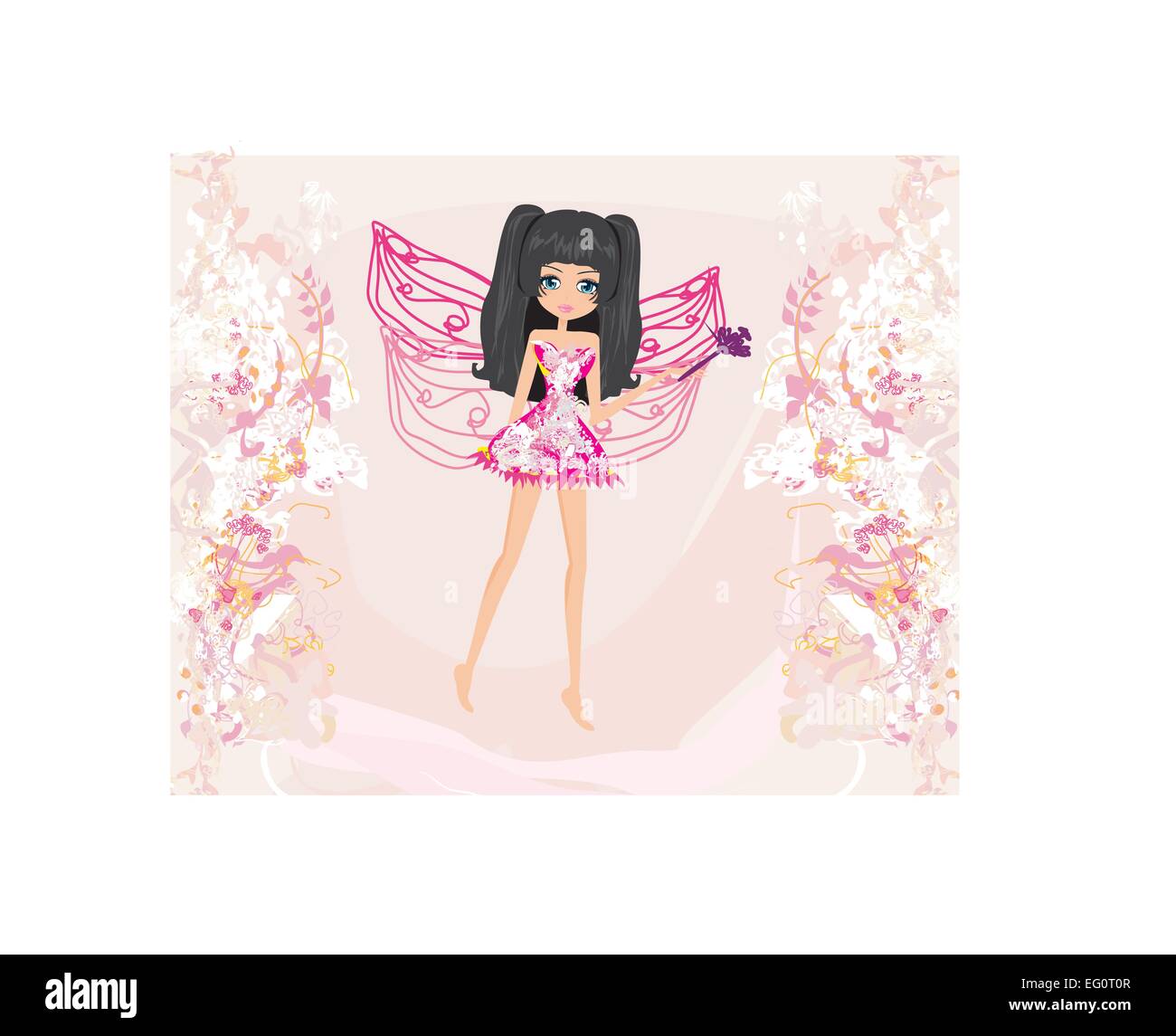 beautiful fairy vector graphic Stock Vector Image & Art - Alamy