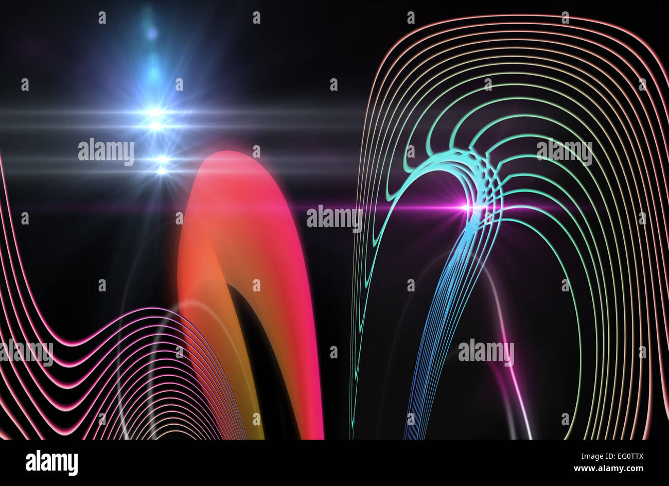 colorful abstract background made in 2d software Stock Photo - Alamy