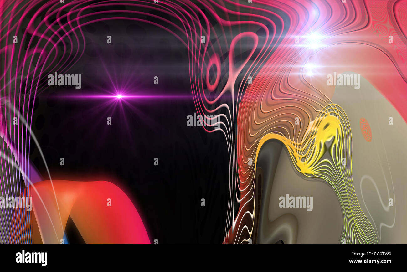 colorful abstract background made in 2d software Stock Photo - Alamy