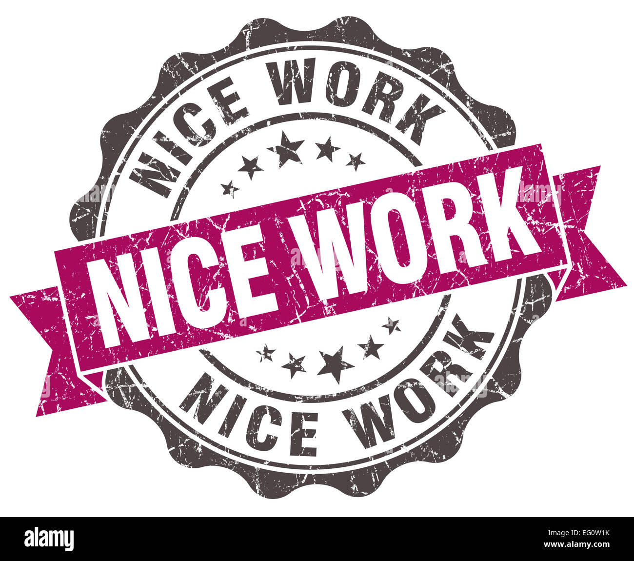Nice Work Stamp Sign Seal High Resolution Stock Photography and Images ...