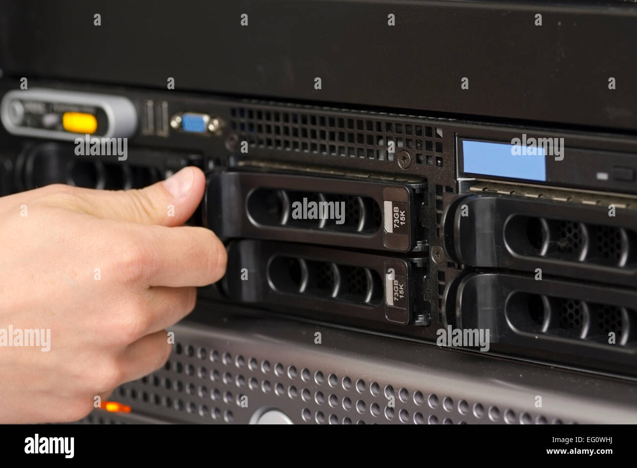 Harddisk rack hi-res stock photography and images - Alamy