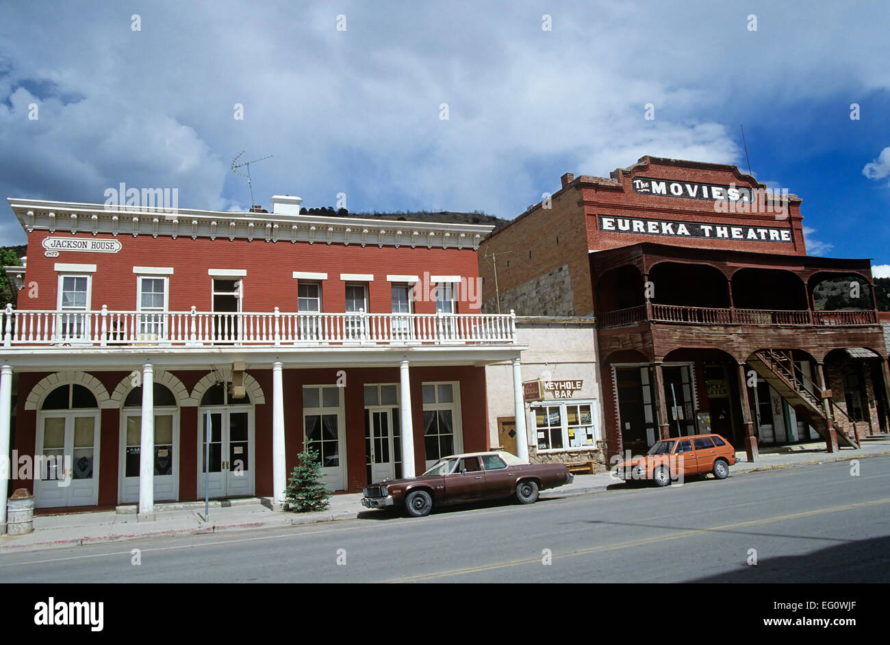 Eureka, Nevada, Highway 50, Nevada, USA Stock Photo - Alamy