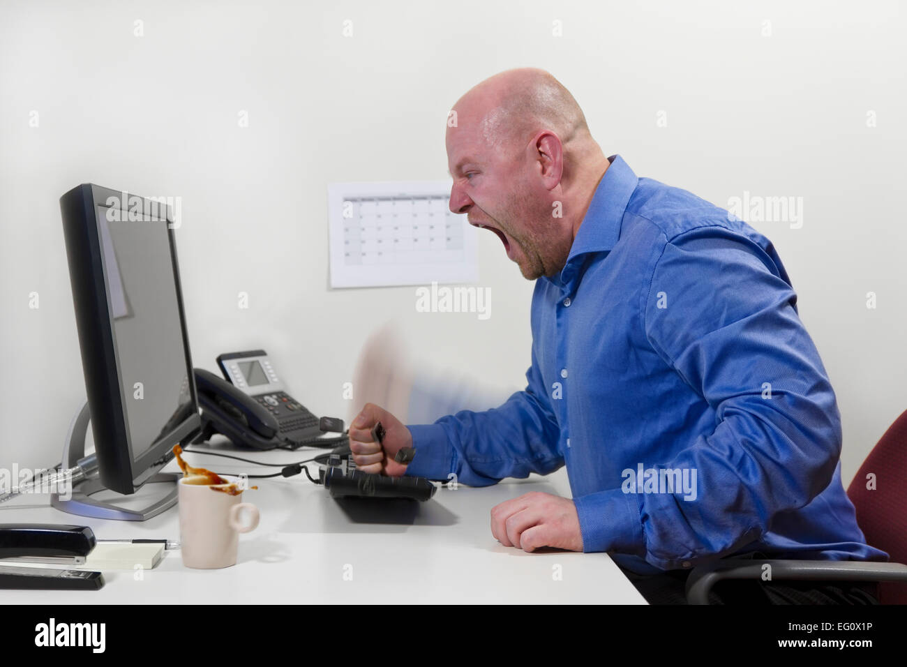Angry office hi-res stock photography and images - Alamy