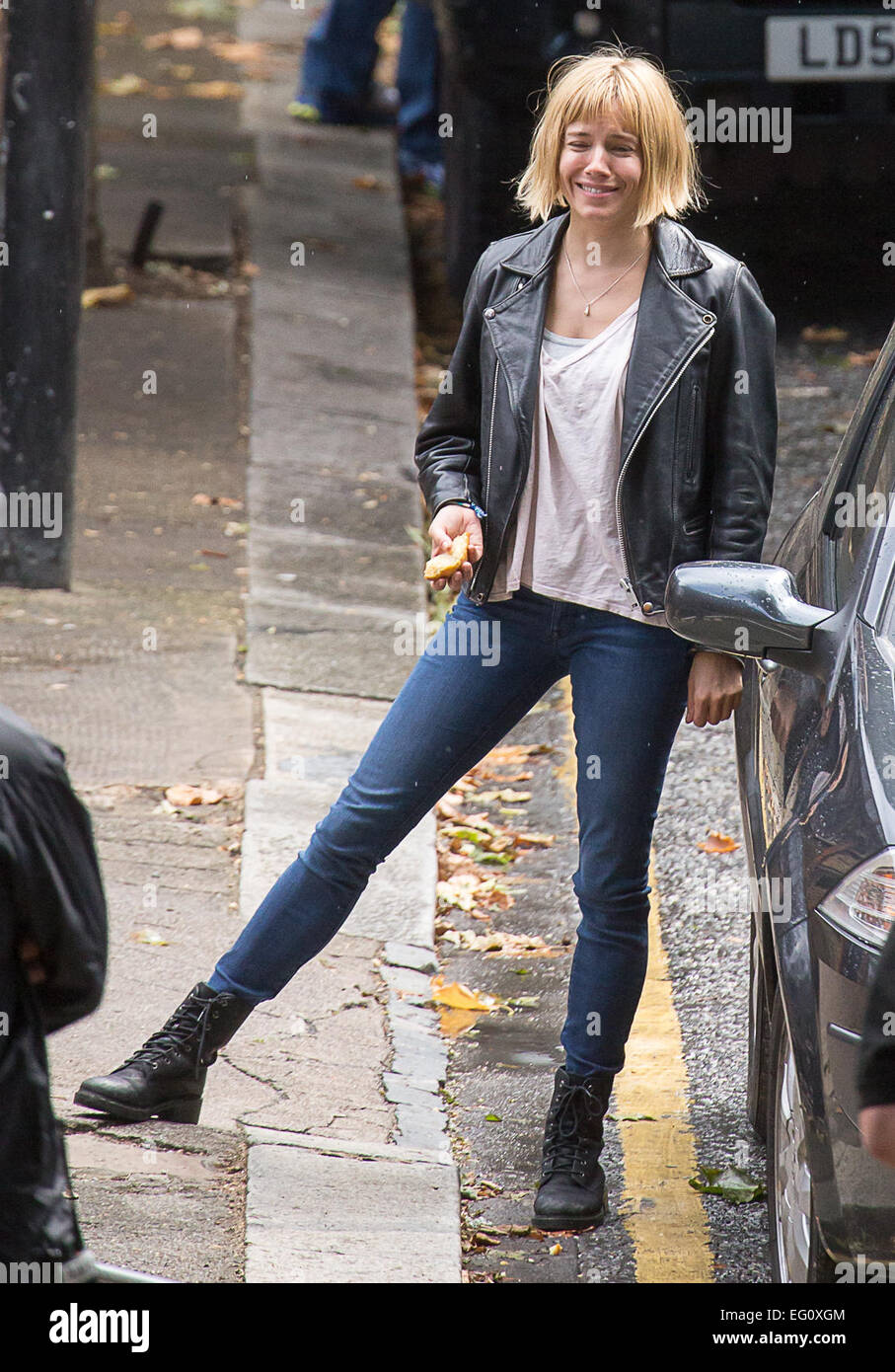 Filming takes place on the set of upcoming movie 'Adam Jones' Featuring ...