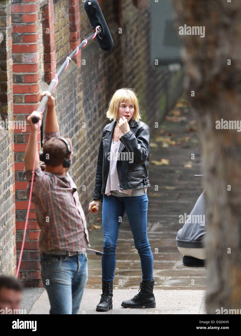 Filming takes place on the set of upcoming movie 'Adam Jones' Featuring ...