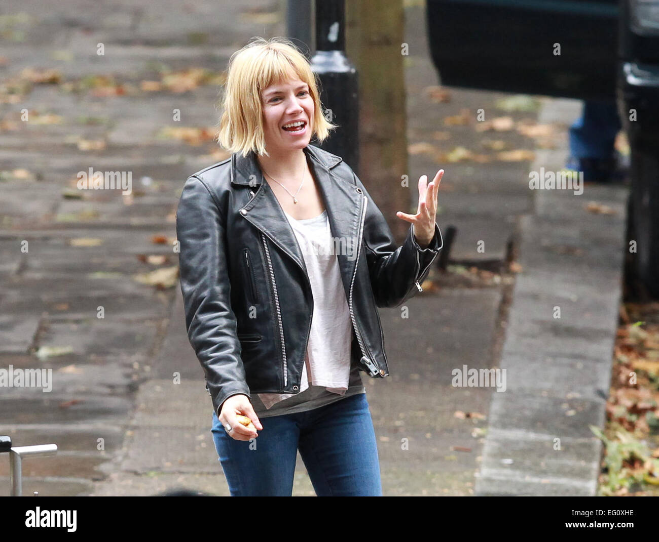 Filming takes place on the set of upcoming movie 'Adam Jones' Featuring ...