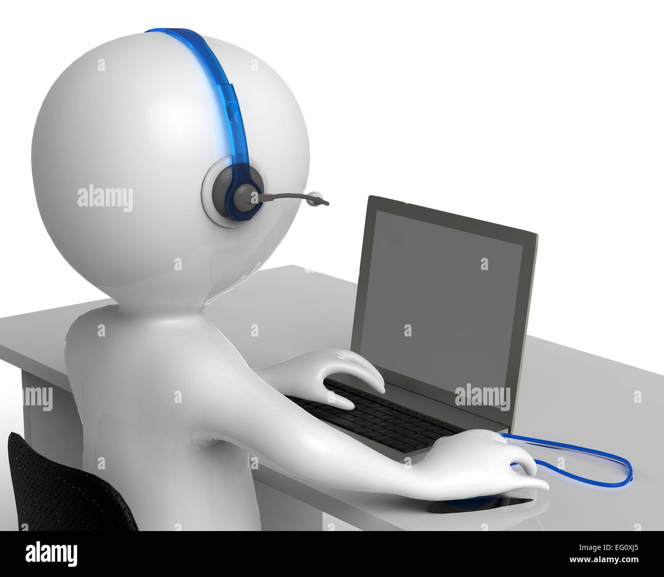 Callcenter helpdesk headset hi-res stock photography and images - Alamy