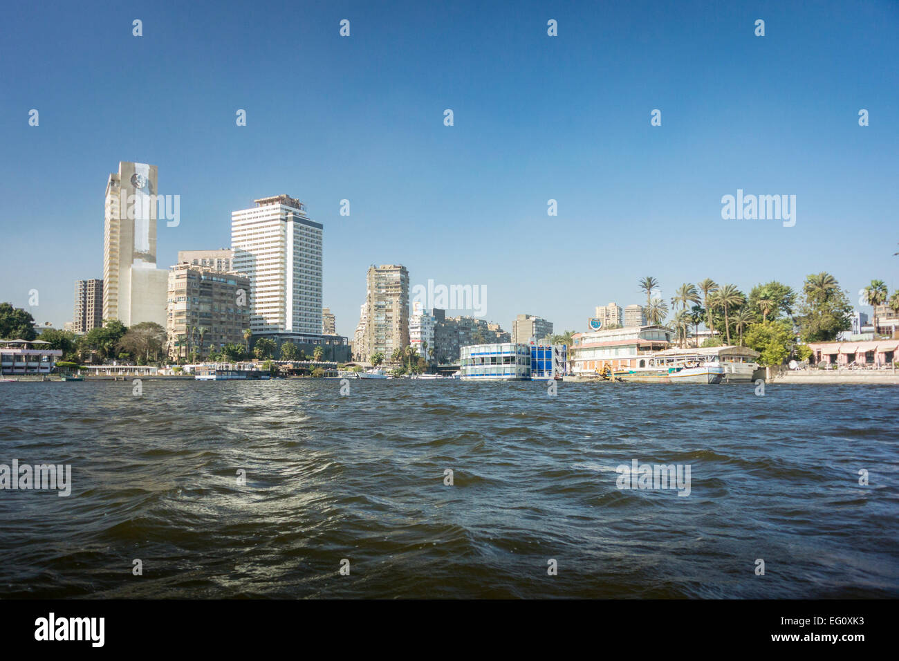 Seafront of nile river cairo hi-res stock photography and images - Alamy
