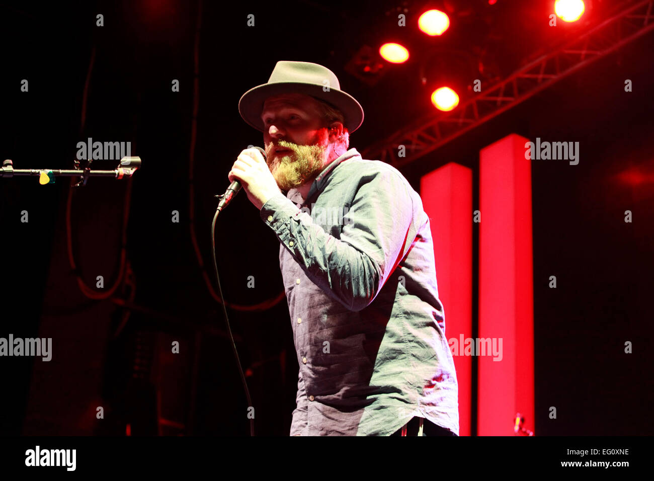 Moscow, Russia - February 2, 2015: British singer, actor and songwriter ...