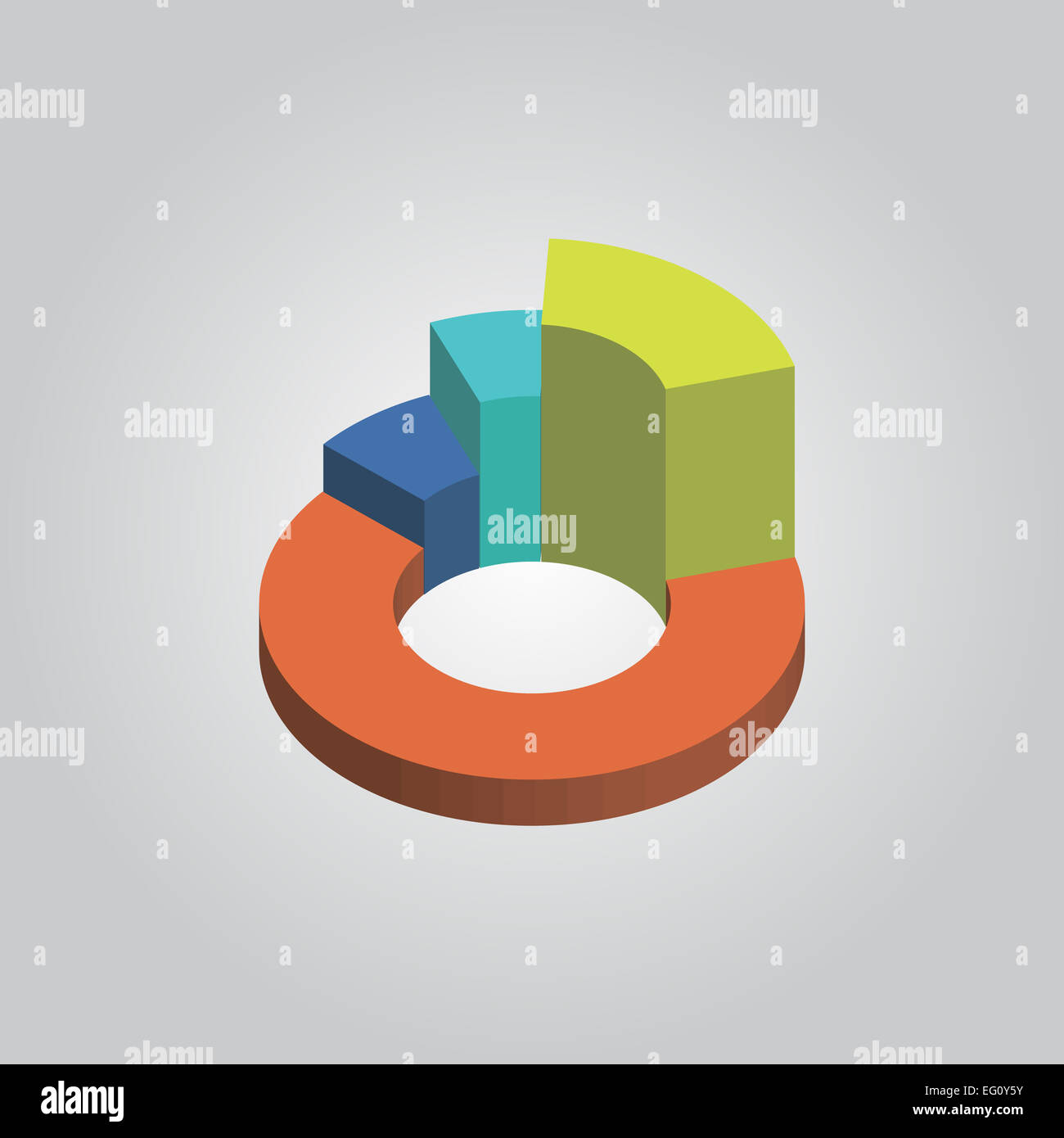 Vector origami flow chart infographic hi-res stock photography and ...