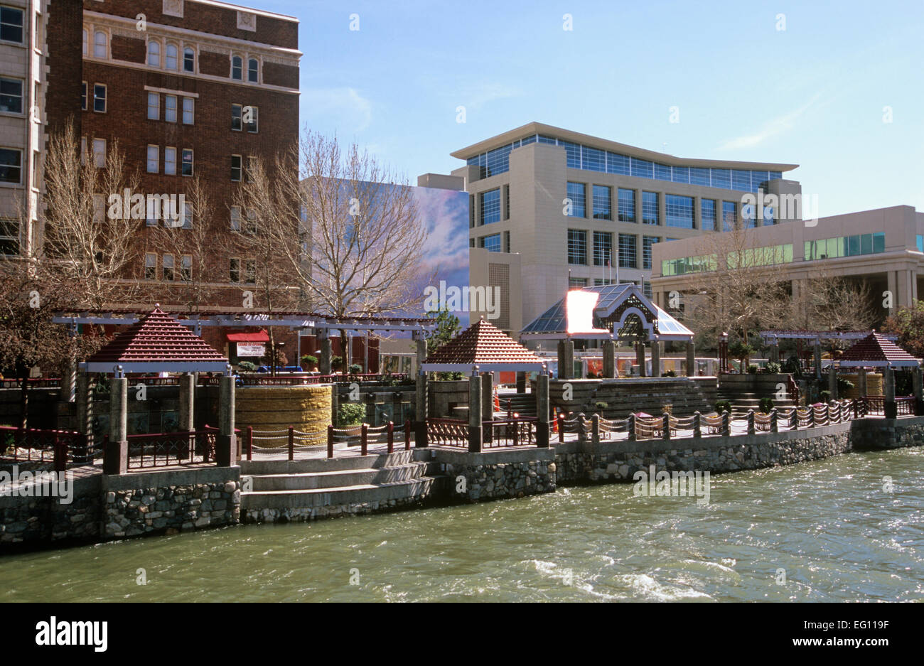 The Riverwalk development encompasses a pleasant, visitor-friendly ...