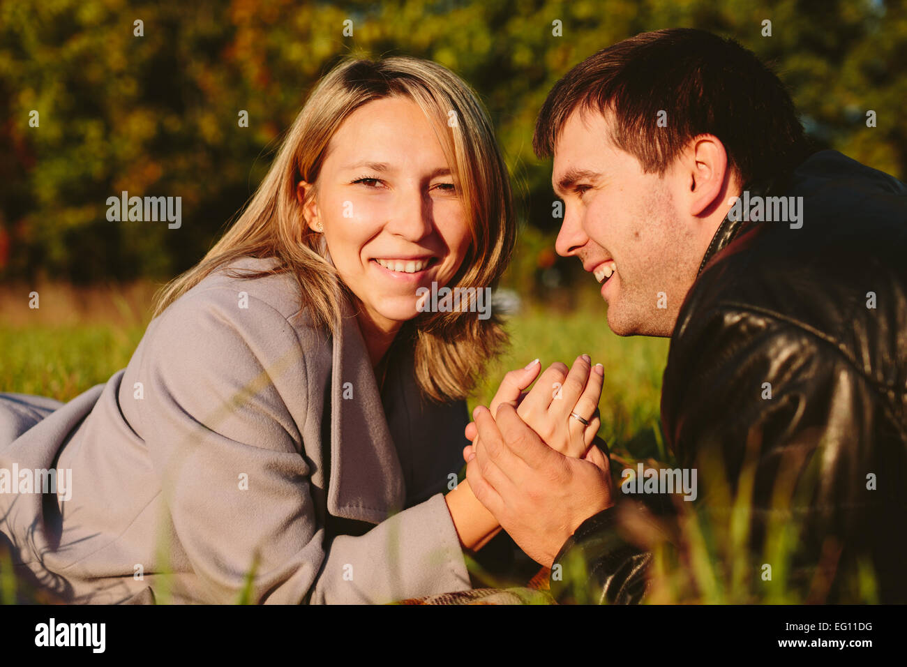 Young beautiful couple Stock Photo - Alamy