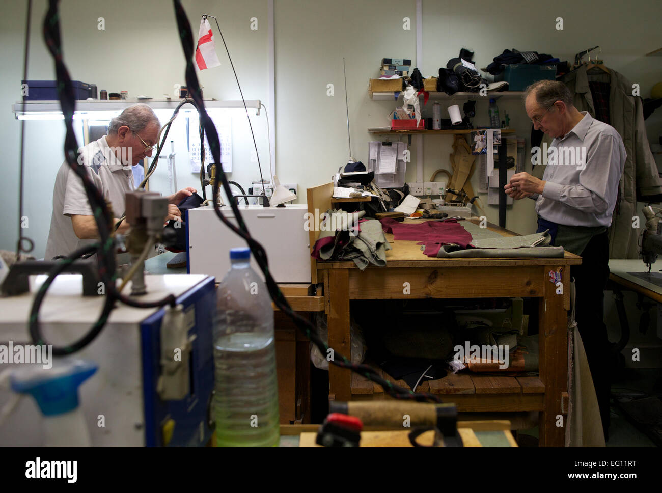 UNITED KINGDOM, London : Tailor Emily Squires poses for a photo inside ...