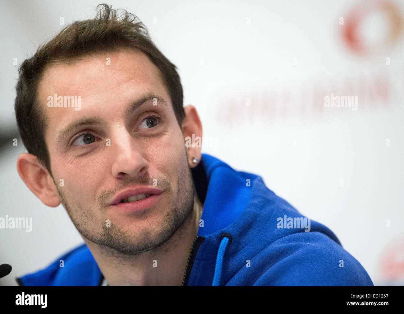 Berlin, Germany. 13th Feb, 2015. French pole vaulter Renaud Lavillenie ...