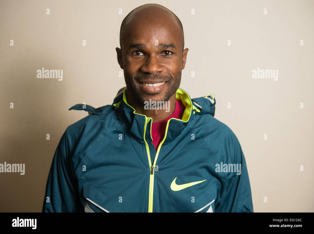 Berlin, Germany. 13th Feb, 2015. Sprinter Kim Collins of St. Kitts and ...