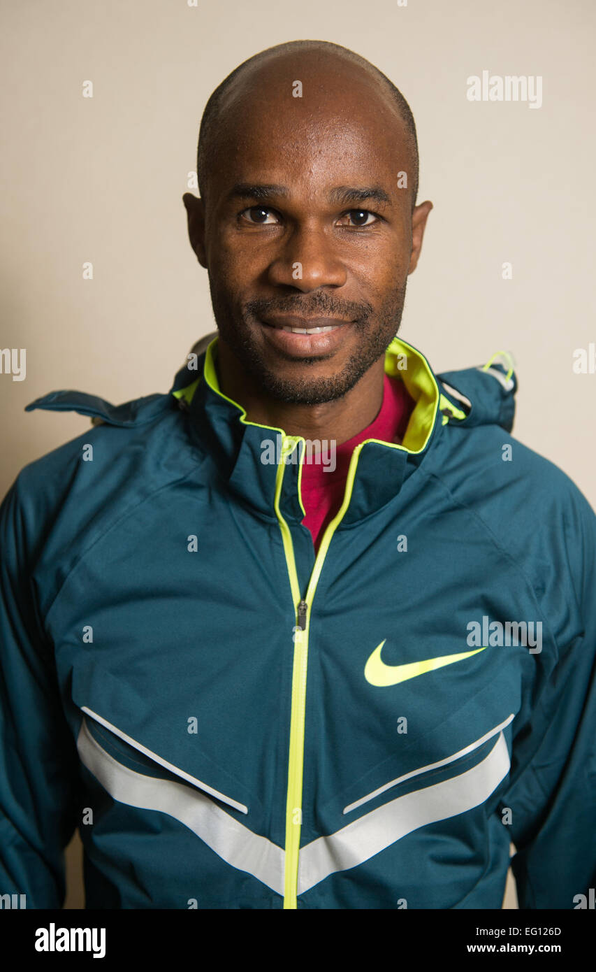 Berlin, Germany. 13th Feb, 2015. Sprinter Kim Collins of St. Kitts and ...