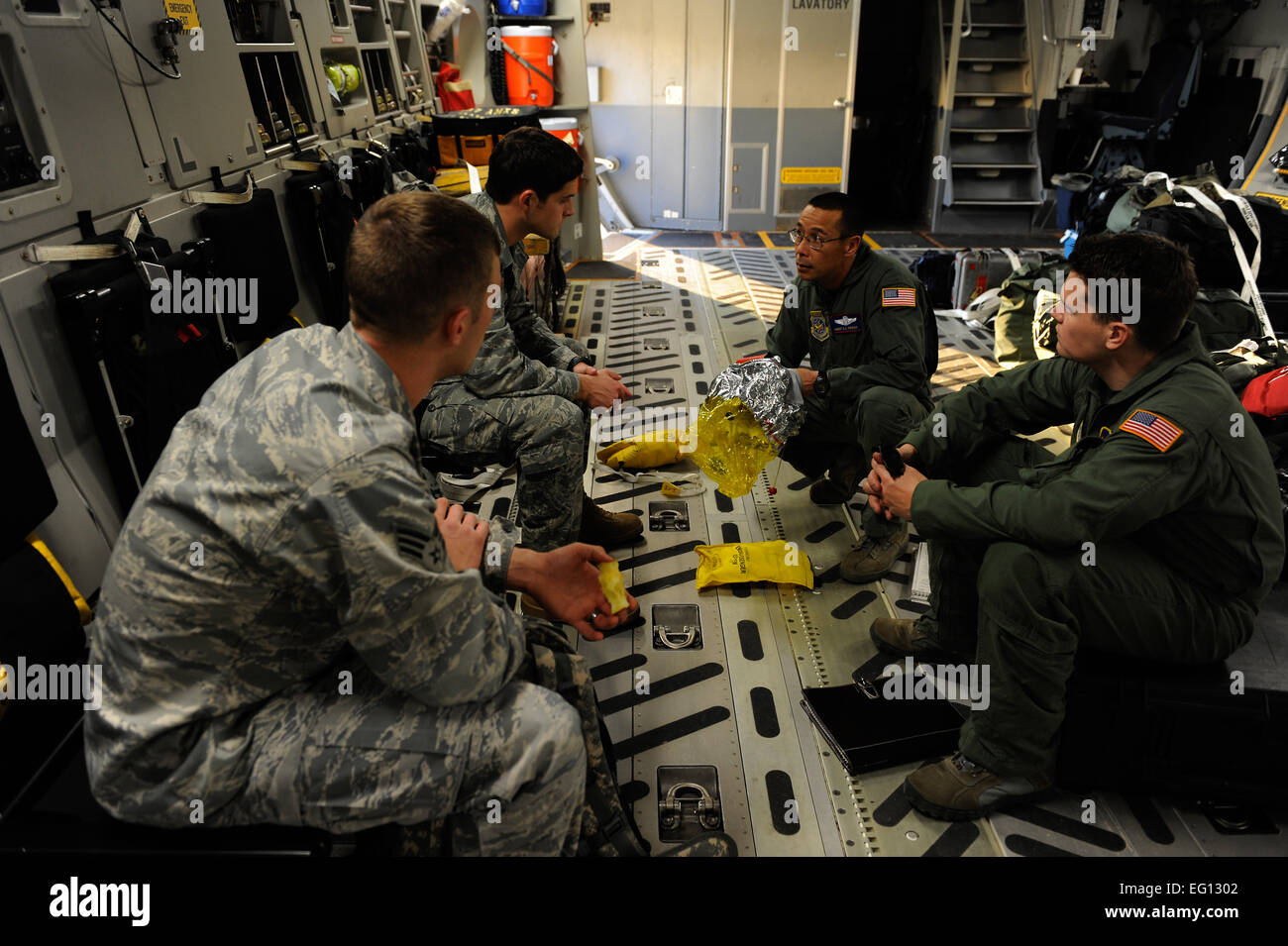 U.S. Air Force Chief Master Sgt. D.J. Dibibar from the 15th Airlift ...