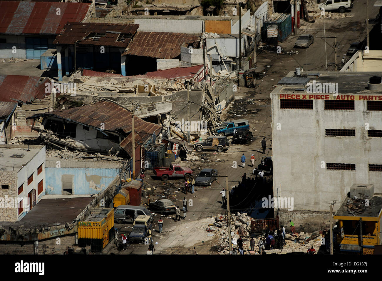 Aerial view port au prince haiti hi-res stock photography and images ...