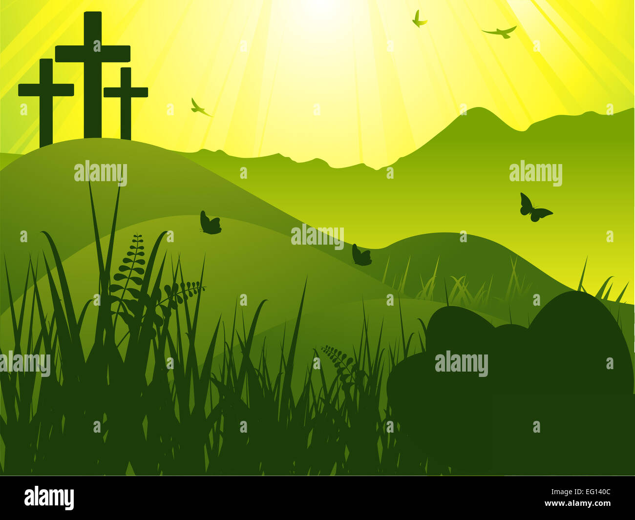 Easter scene hi-res stock photography and images - Alamy