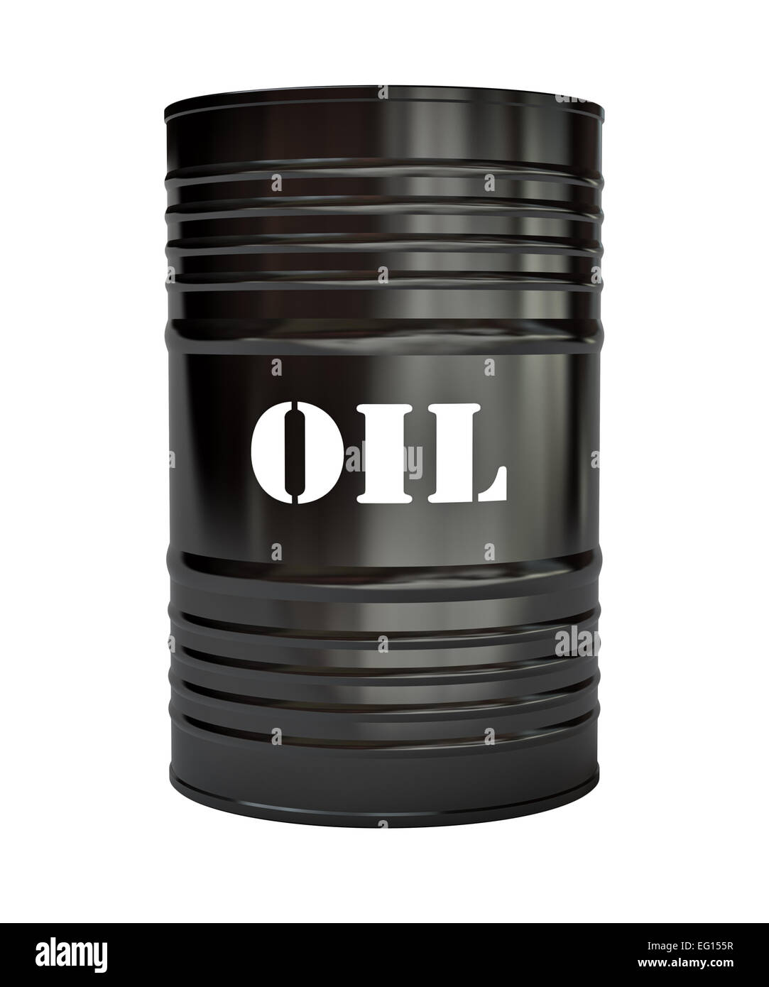 Black oil barrel Stock Photo - Alamy