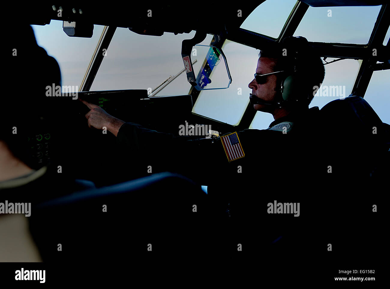 U.S. Air Force Capt. Adam, pilot 193rd Special Operations Wing, Air ...