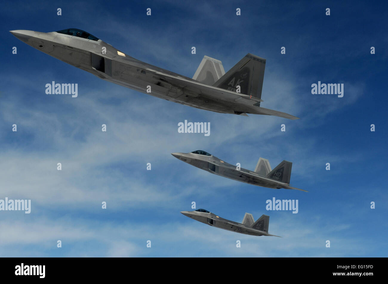 NELLIS AIR FORCE BASE, Nev. -- F-22 Raptors from the 90th Fighter ...