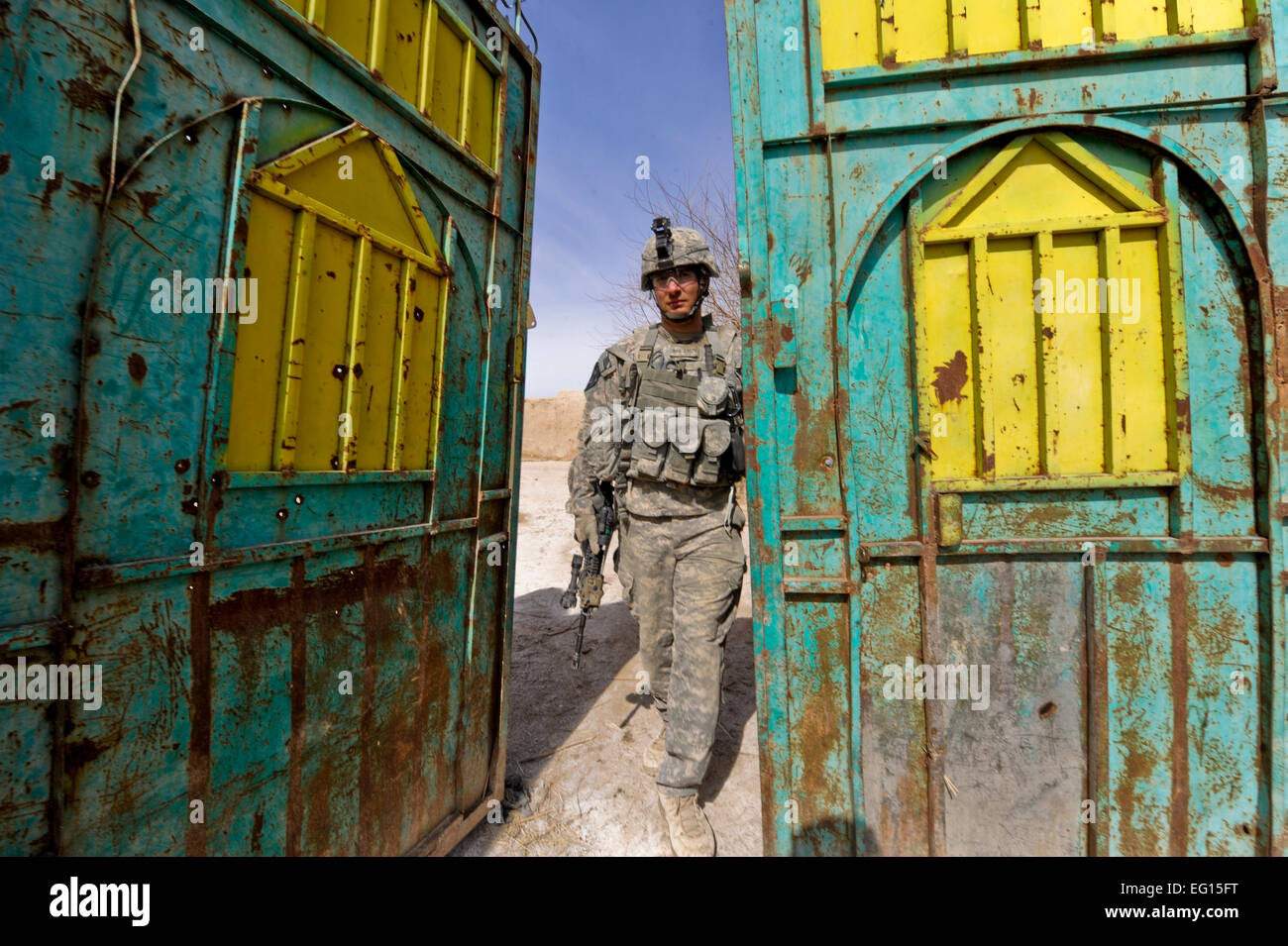 U.S. Army Sgt. Jeremy Nevil Alpha Company, 1st Battalion, 17th Infantry ...