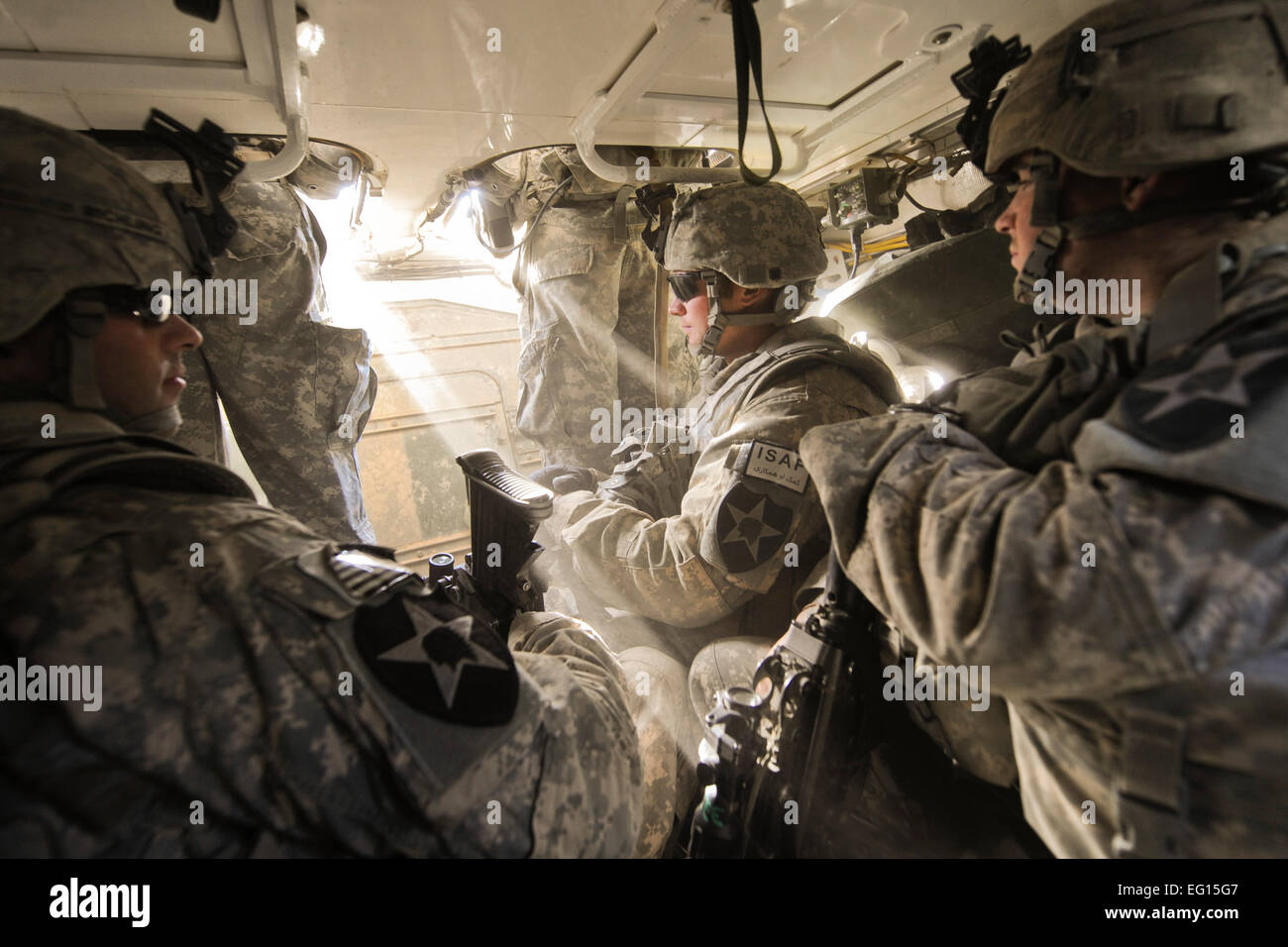 U.S. Soldiers with Alpha Company, 1st Battalion, 17th Infantry Regiment ...