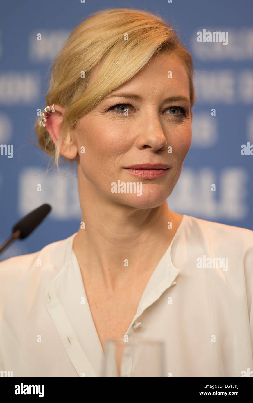 British actress Cate Blanchett attends the press conference for ...