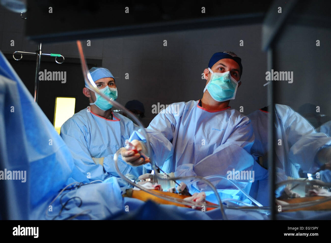 Maj. Richard Peterson, 379th Expeditionary Medical Group general ...