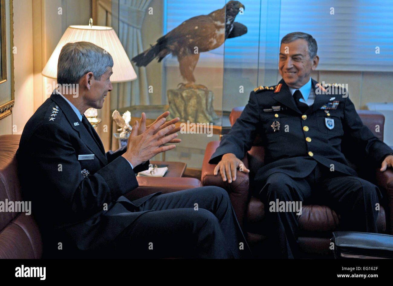Air Force Chief of Staff Gen. Norton Schwartz and Gen. Hasan Aksay ...