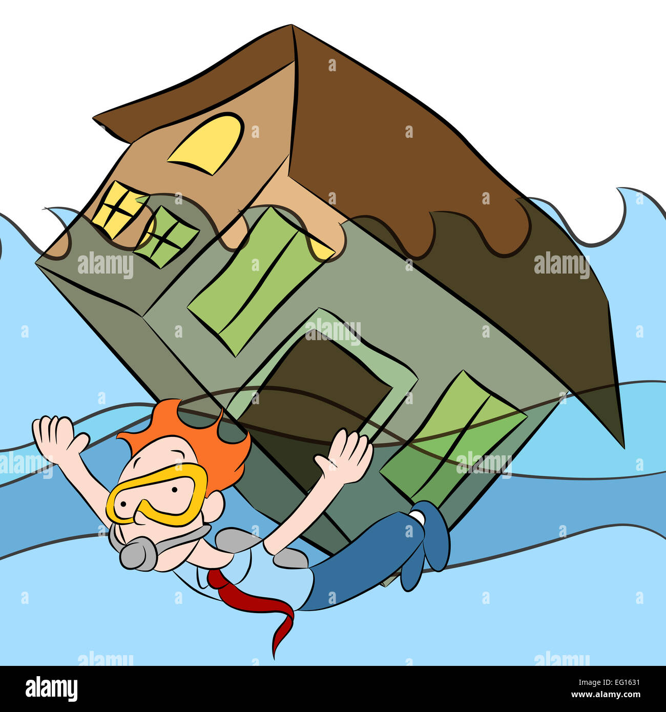 Sinking person hi-res stock photography and images - Alamy