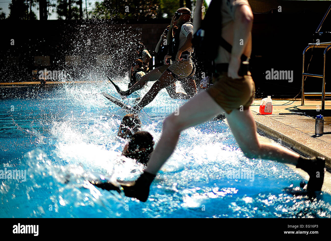 U.S. Air Force members from the Special Tactics Training Squadron, Air ...