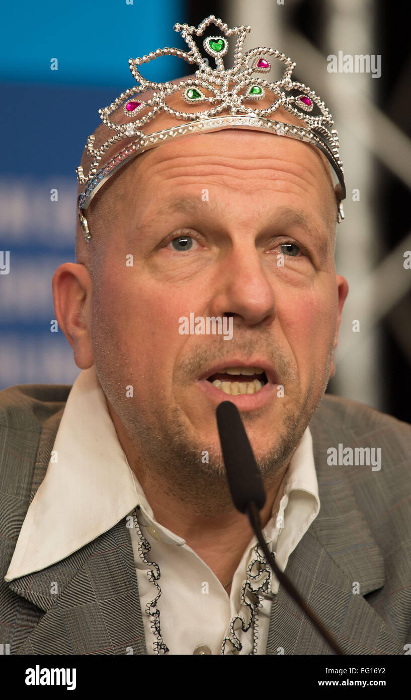 British producer David Barron attends the press conference for ...