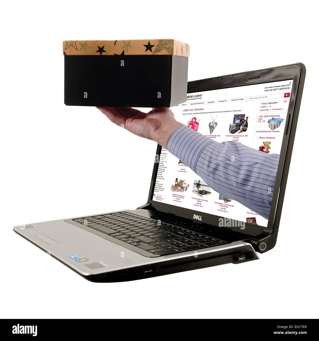 Sending gift hi-res stock photography and images - Alamy