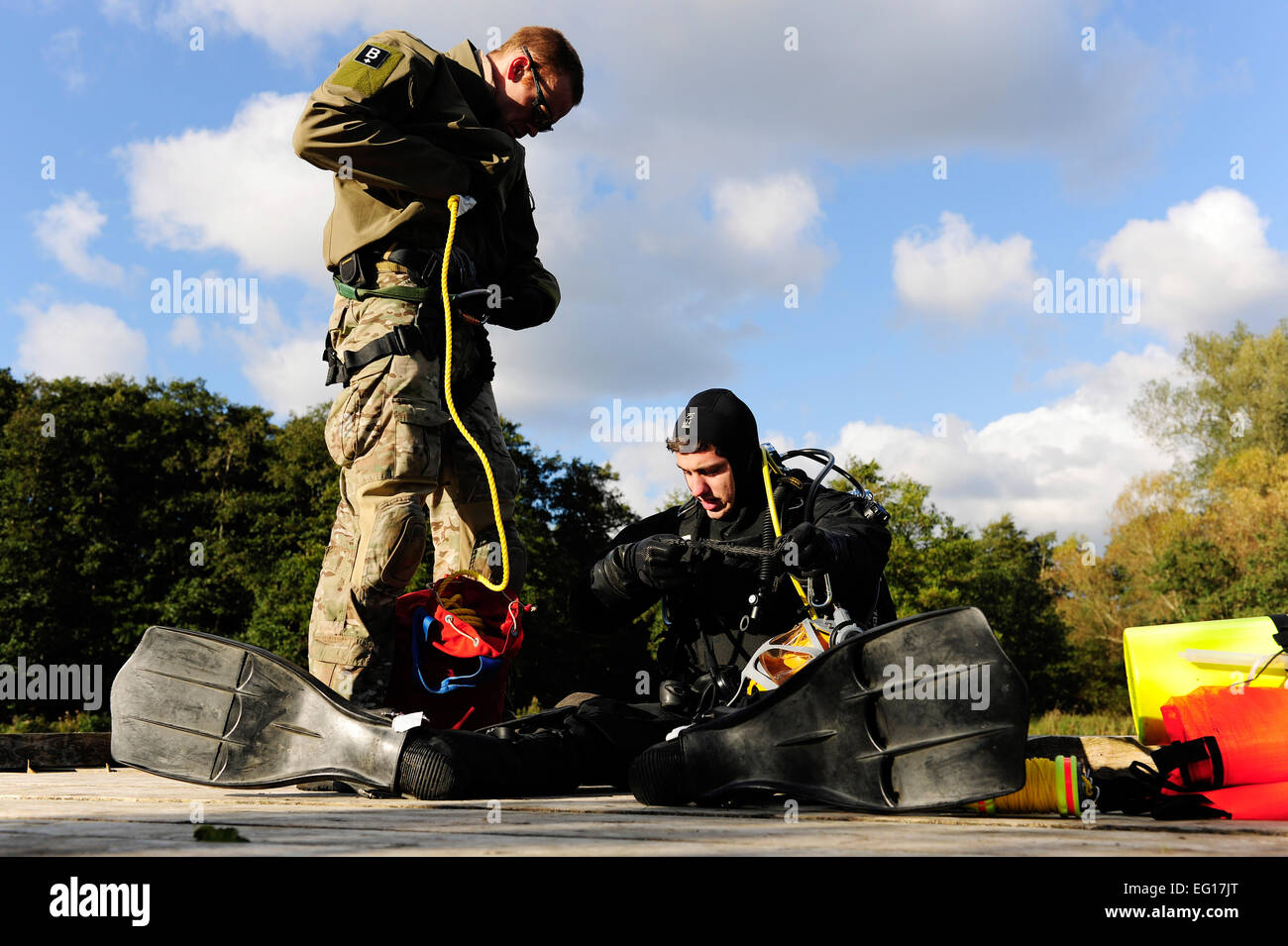 STANFORD TRAINING AREA, England – Senior Airman Nathan Simonson, 56th ...