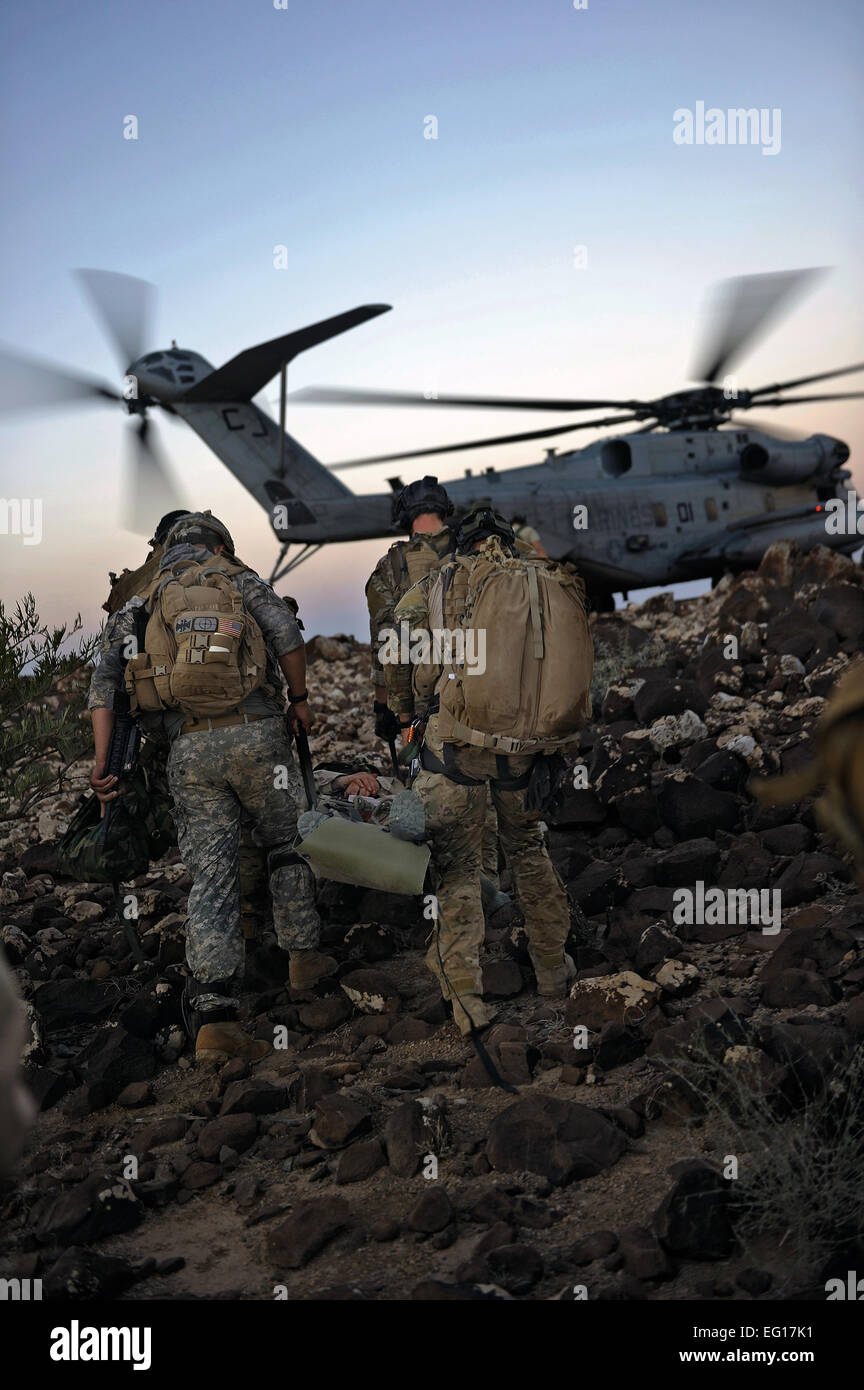 Site security team joint combat search and rescue hi-res stock ...