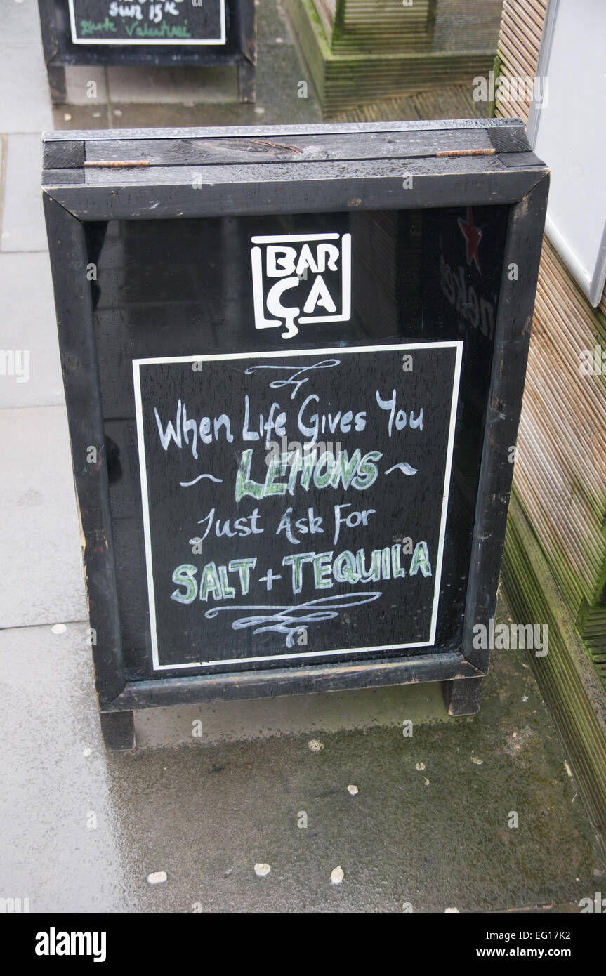 Barca (bar ca) castlefield manchester sign advertising tequila salt and ...