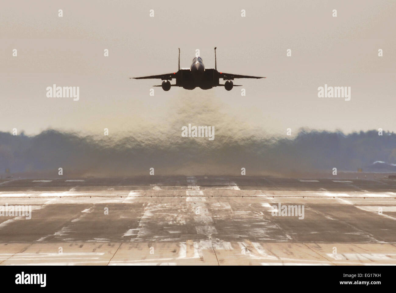 An F-15 Eagle from the 104th Fighter Wing, Massachusetts Air National ...