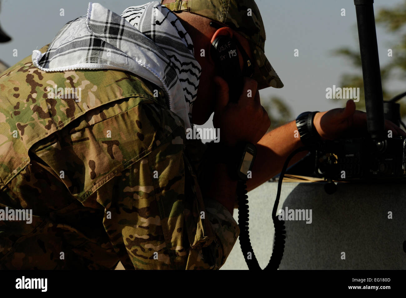 U.S. Air Force Senior Airman Jacob Noojin, 13th Air Support Operations ...