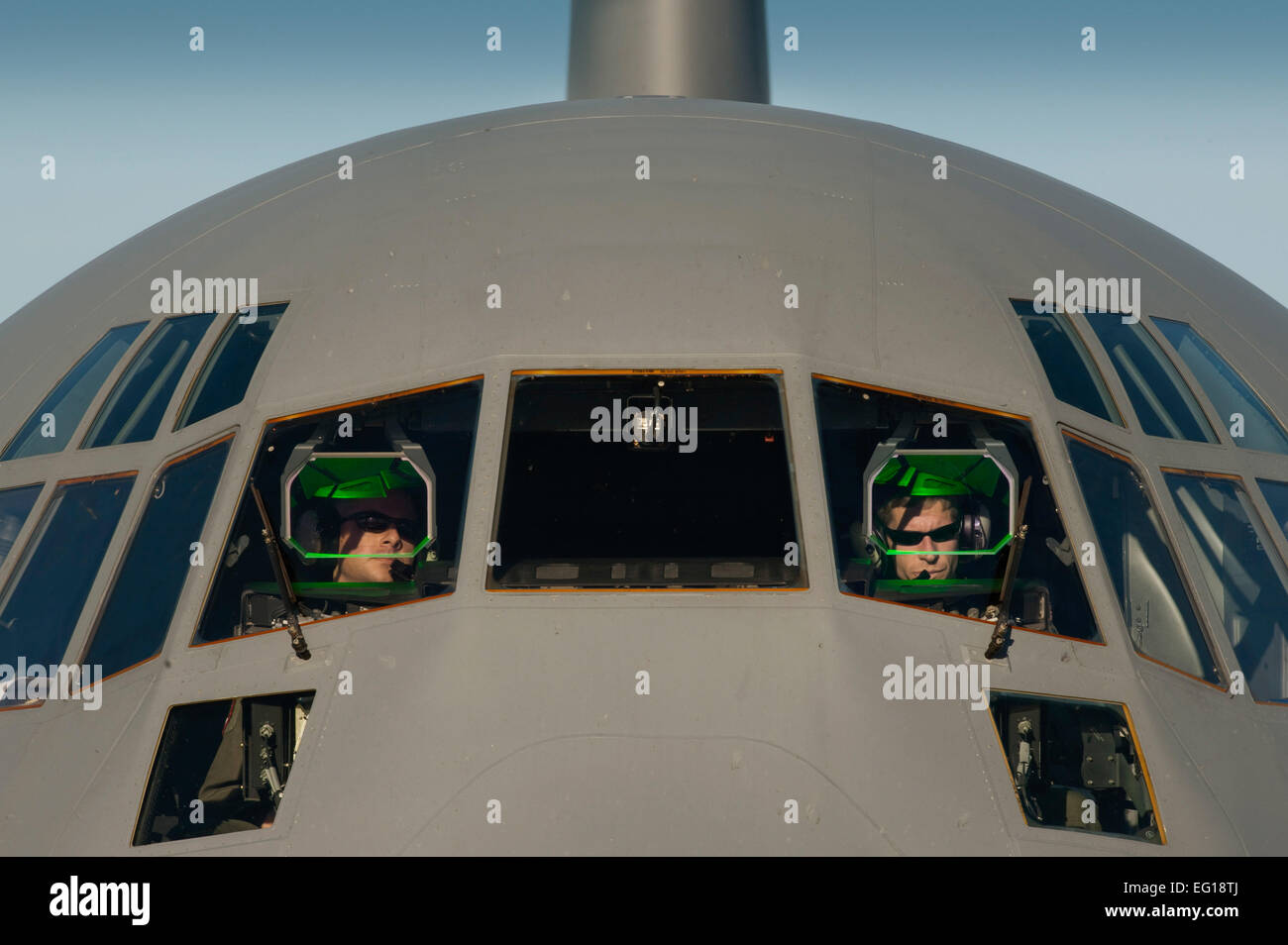 A U.S. Air Force C-130 Hercules aircrew from Little Rock Air Force Base ...