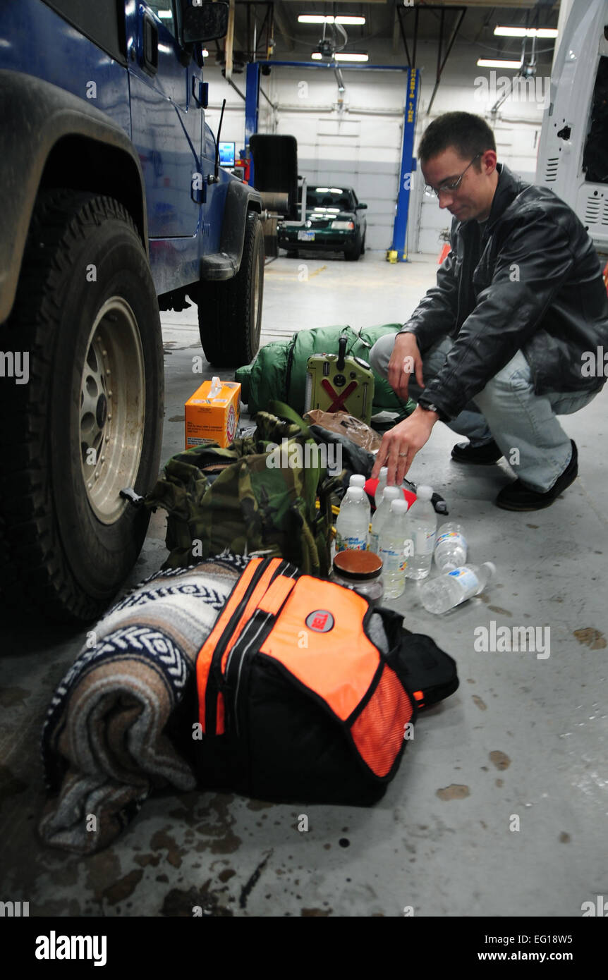 U.S. Air Force Airman 1st Class Eli Goff, a 28th Operations Group air ...