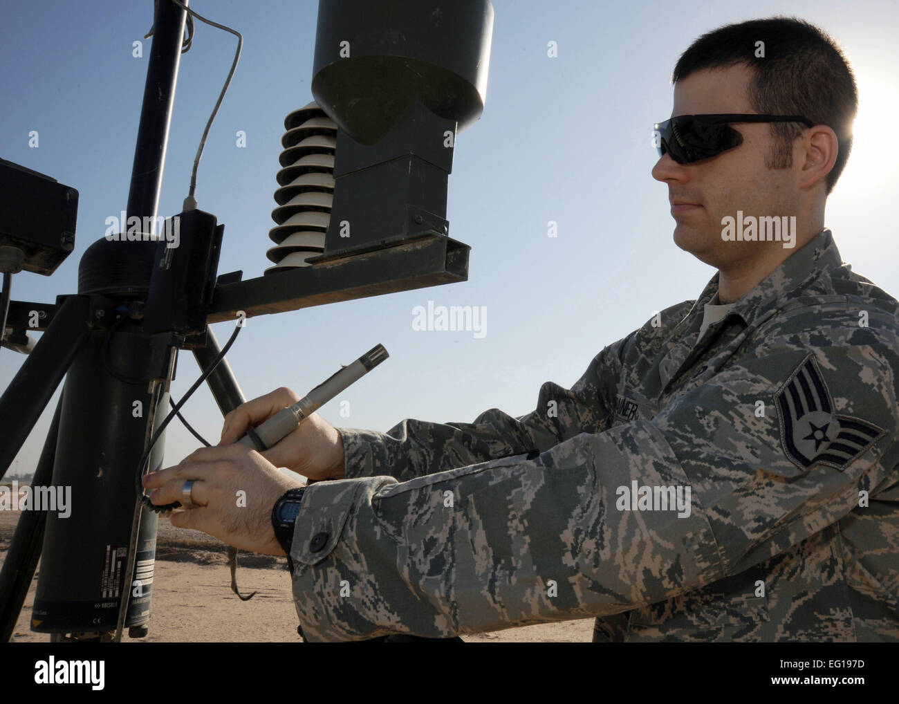 U.S. Air Force Staff Sgt. David Drainer, a 332nd Expeditionary ...