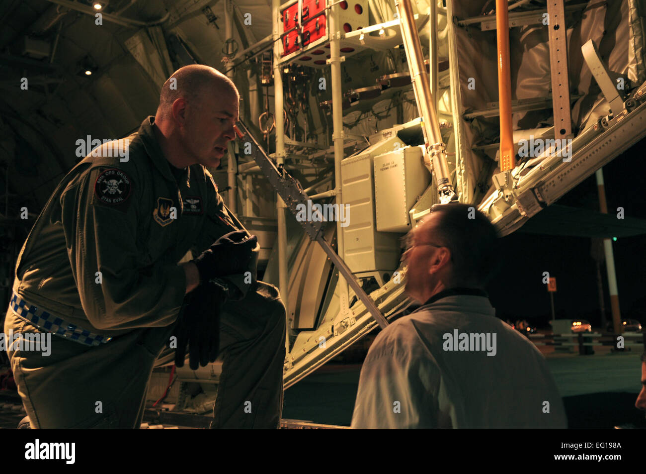 U.S. Air Force Master Sgt. Ray Hensley, an 86th Operations Group ...