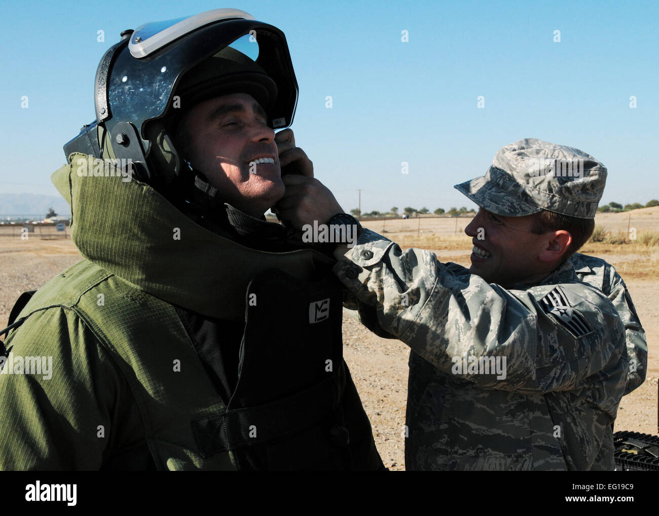 U.S. Air Force Staff Sgt. Travis Tarr, a 944th Civil Engineer Squadron ...