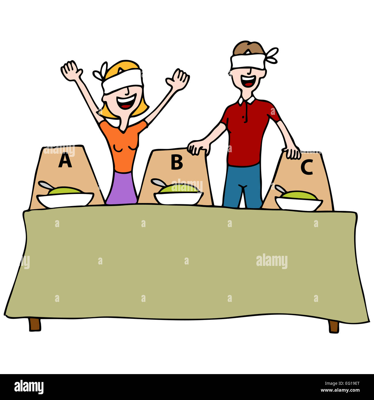 Blind taste test hi-res stock photography and images - Alamy