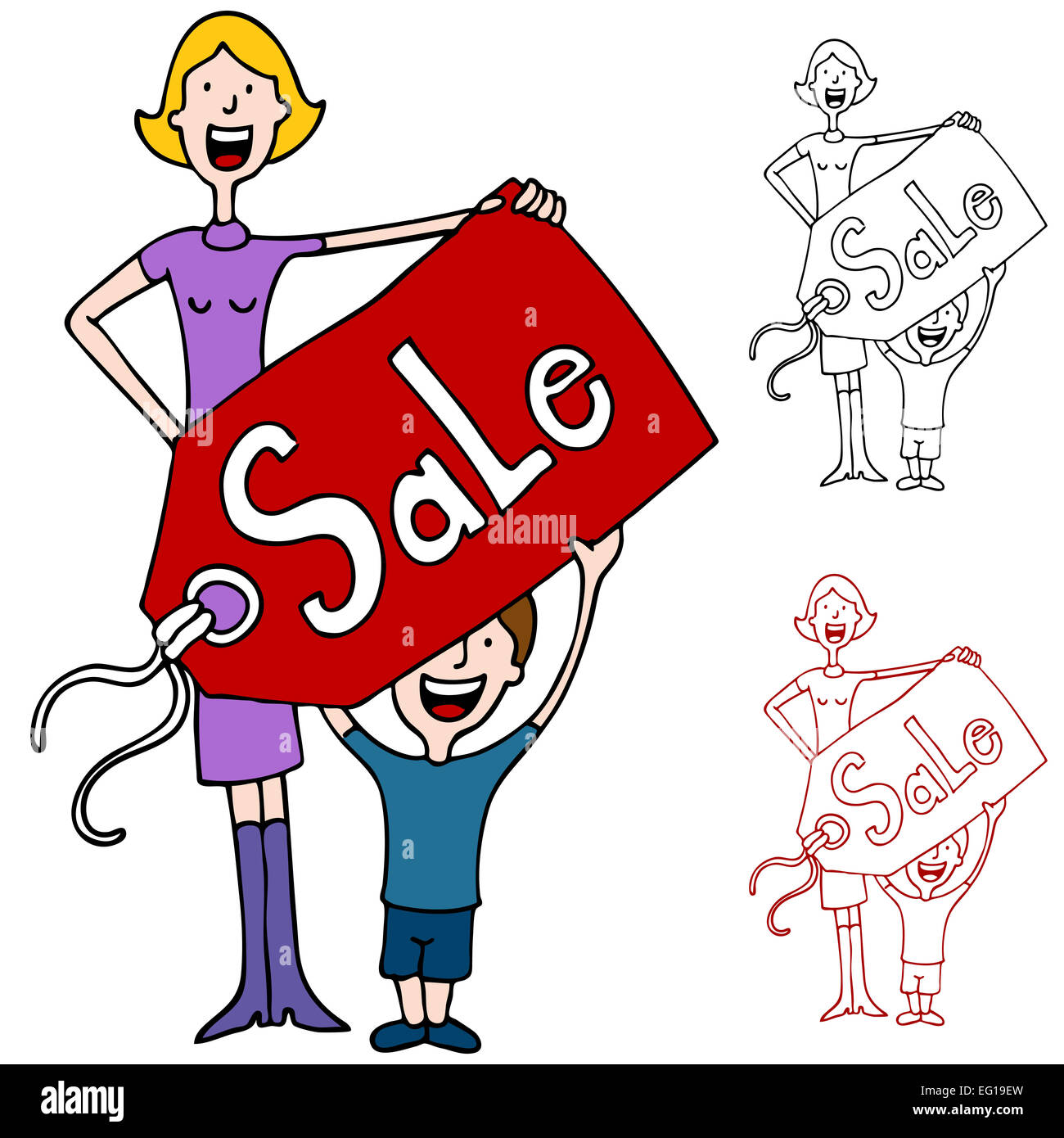 Cartoon price tag Cut Out Stock Images & Pictures - Alamy