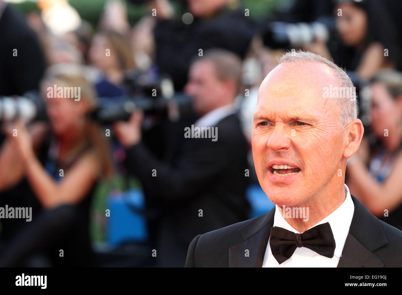 ITALY, Venice : Actor Michael Keaton attends the Opening Ceremony and ...